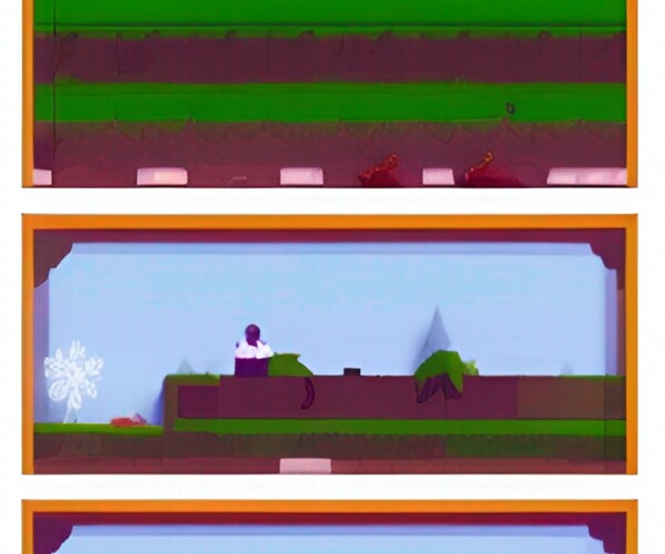 ArtStation - assets for side-scrolling platformer game minimalist 18640 ...