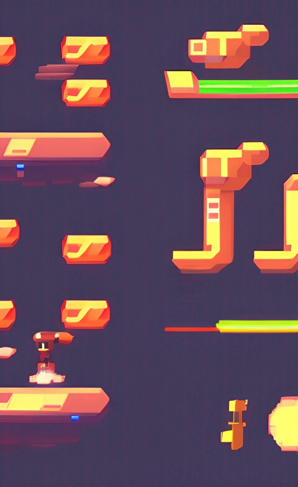 ArtStation - assets for side-scrolling platformer game minimalist 18640 jpg wombo art pack ...