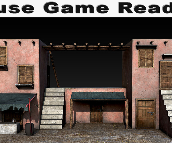 ArtStation - House Game Ready 8 | Game Assets