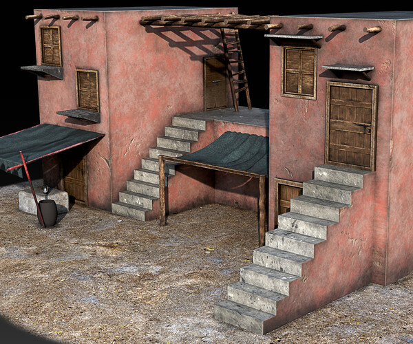 ArtStation - House Game Ready 8 | Game Assets