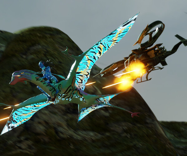 ArtStation - AVATAR CHARACTER SET BLEND FILE | NEYTIRI AND DRAGON ...