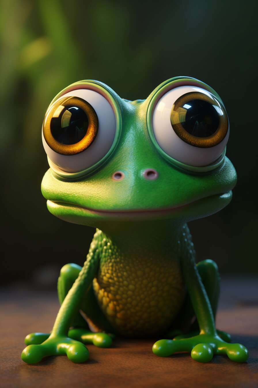 ArtStation - Adorable Eyes Cartoon Animal Portraits | Artworks