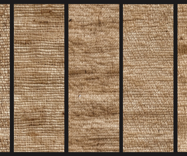 ArtStation - 45 Realistic seamless burlap textures / SBSAR / PNG / 4K ...