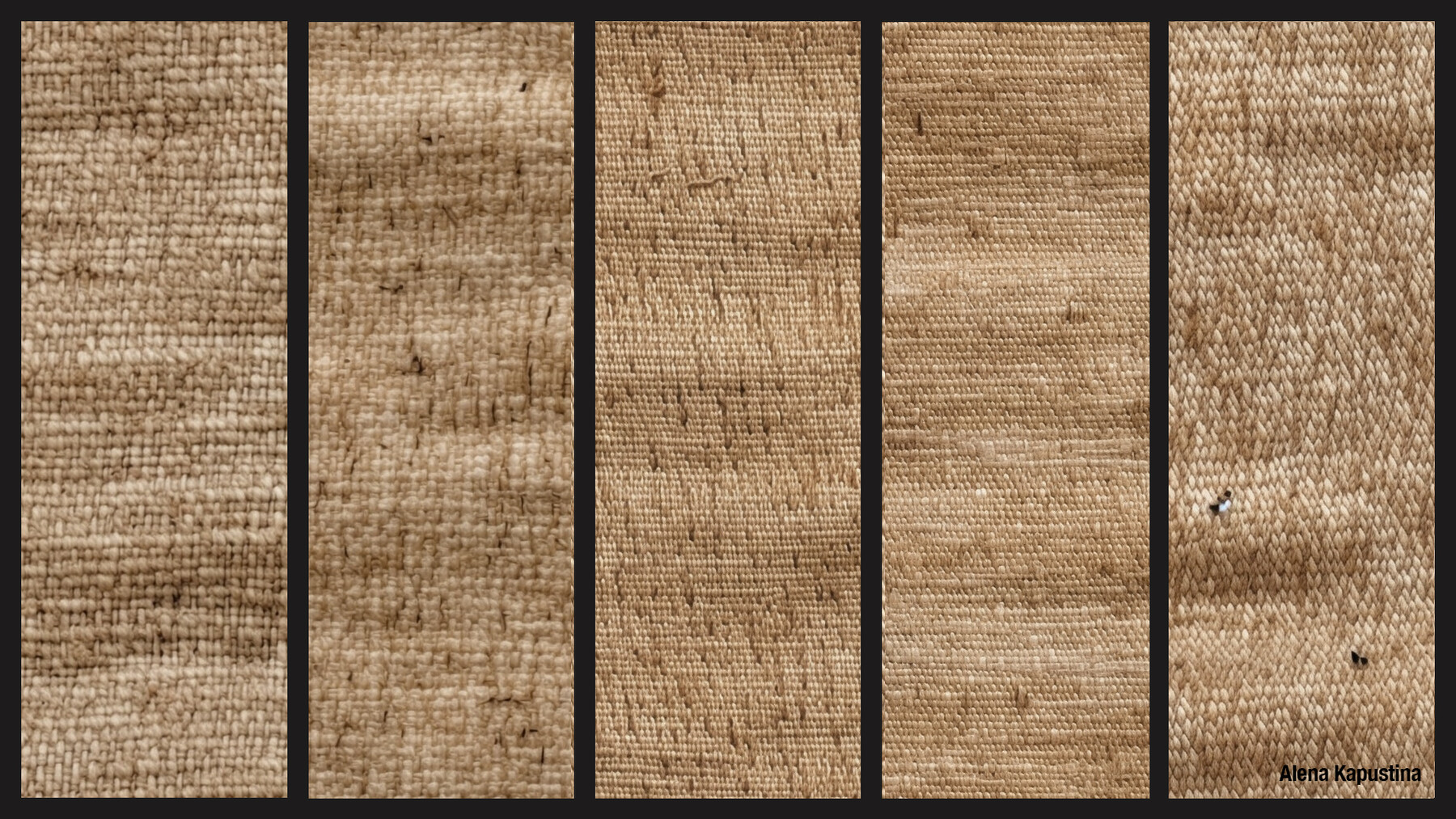 ArtStation - 45 Realistic seamless burlap textures / SBSAR / PNG / 4K ...