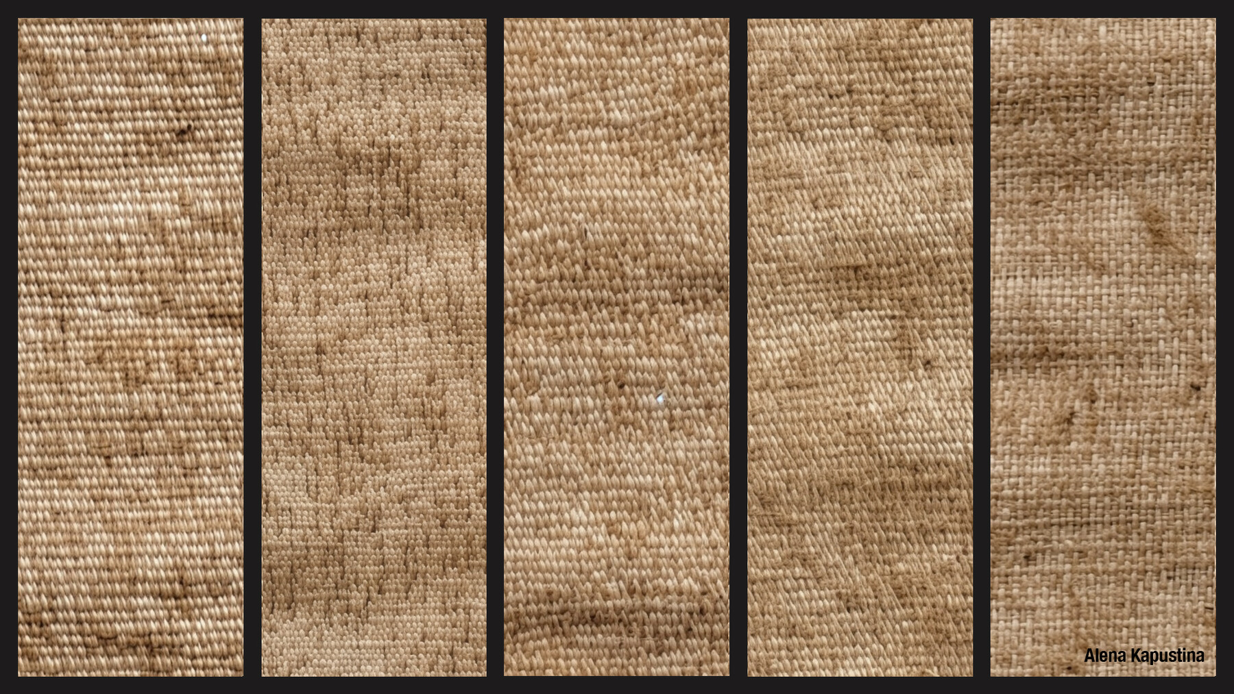 ArtStation - 45 Realistic seamless burlap textures / SBSAR / PNG / 4K ...