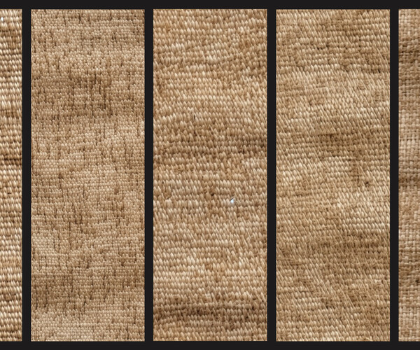 ArtStation - 45 Realistic seamless burlap textures / SBSAR / PNG / 4K ...