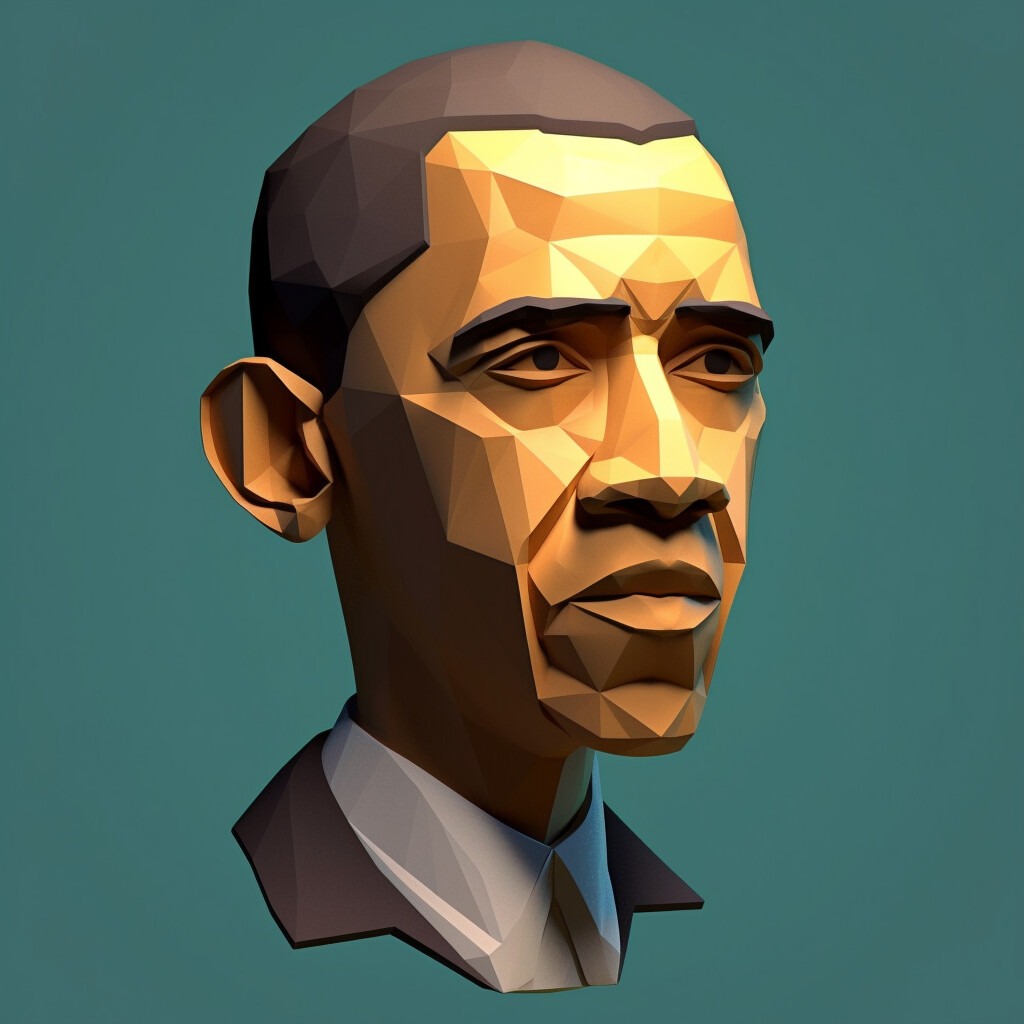 ArtStation - 3D Low Poly Sculpted Heads Prompt - Midjourney | Artworks