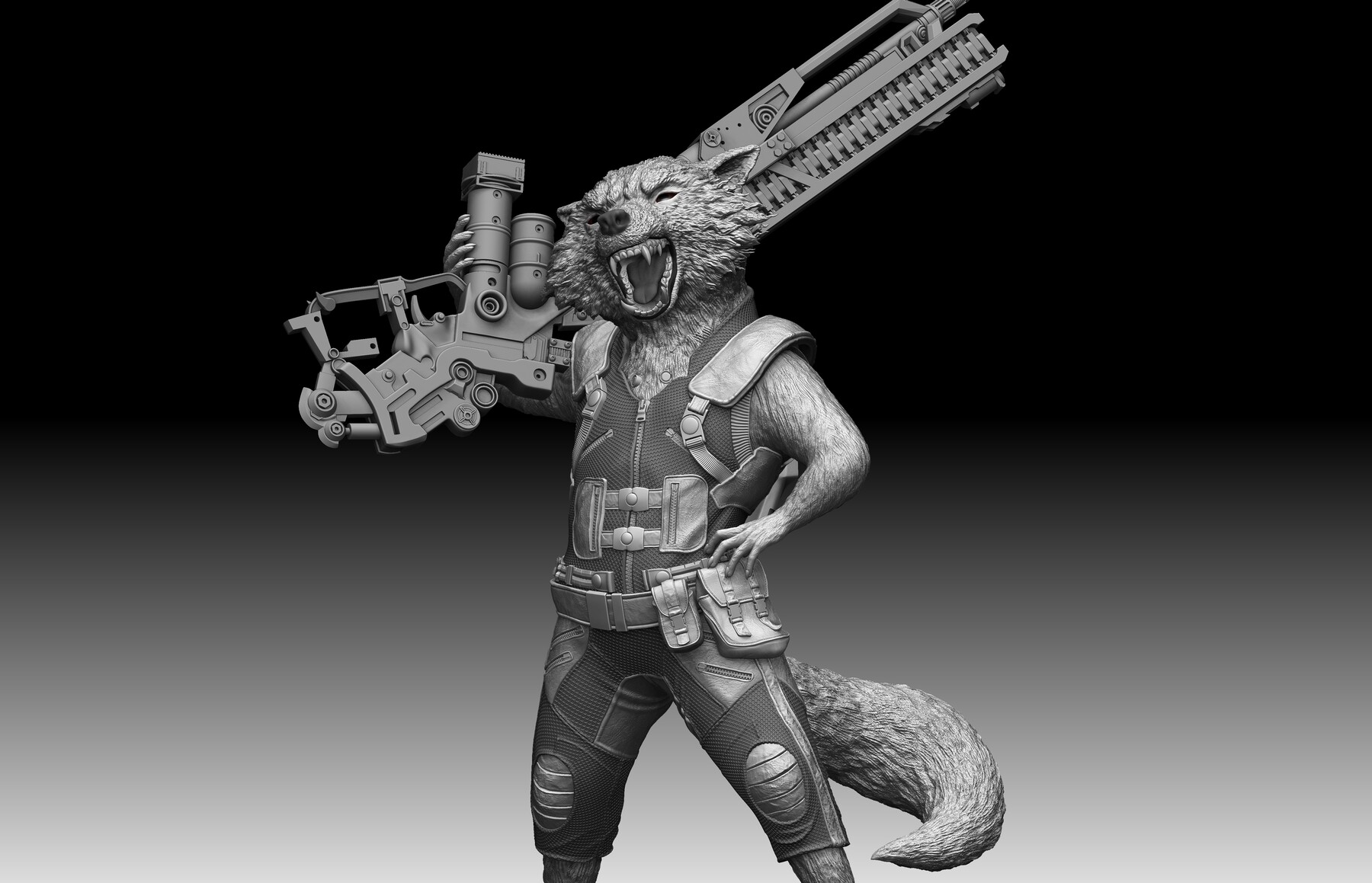 ArtStation - Guardians Of The Galaxy Rocket | Resources