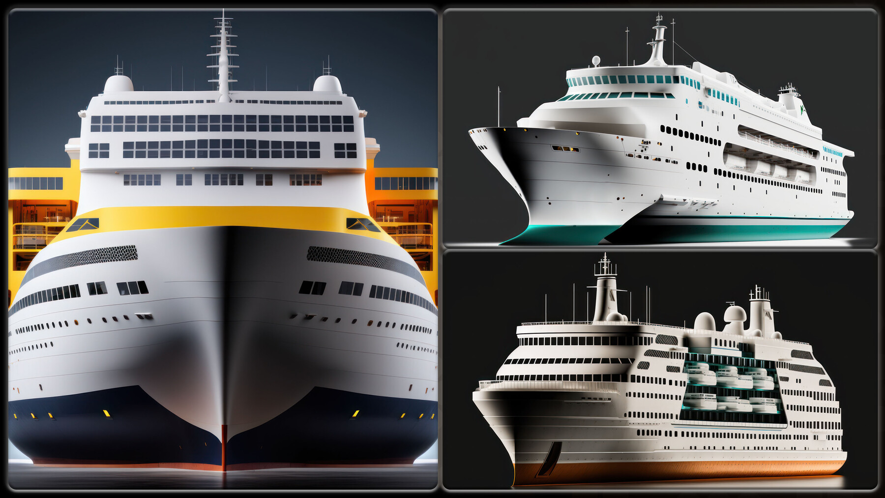 ArtStation - 200 Modern Ship Reference Pack | 4K | v.3 | Artworks