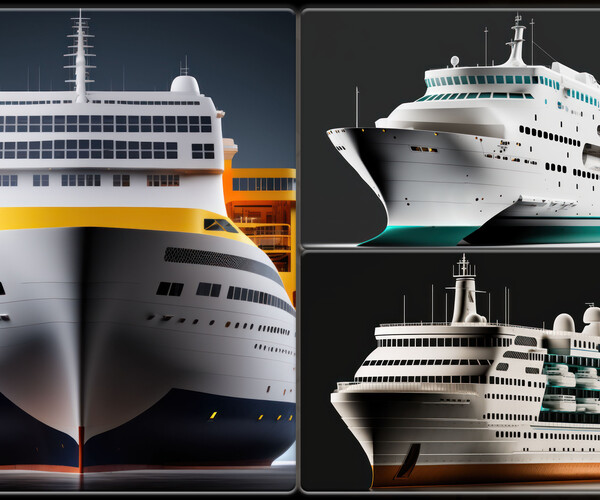 ArtStation - 200 Modern Ship Reference Pack | 4K | v.3 | Artworks