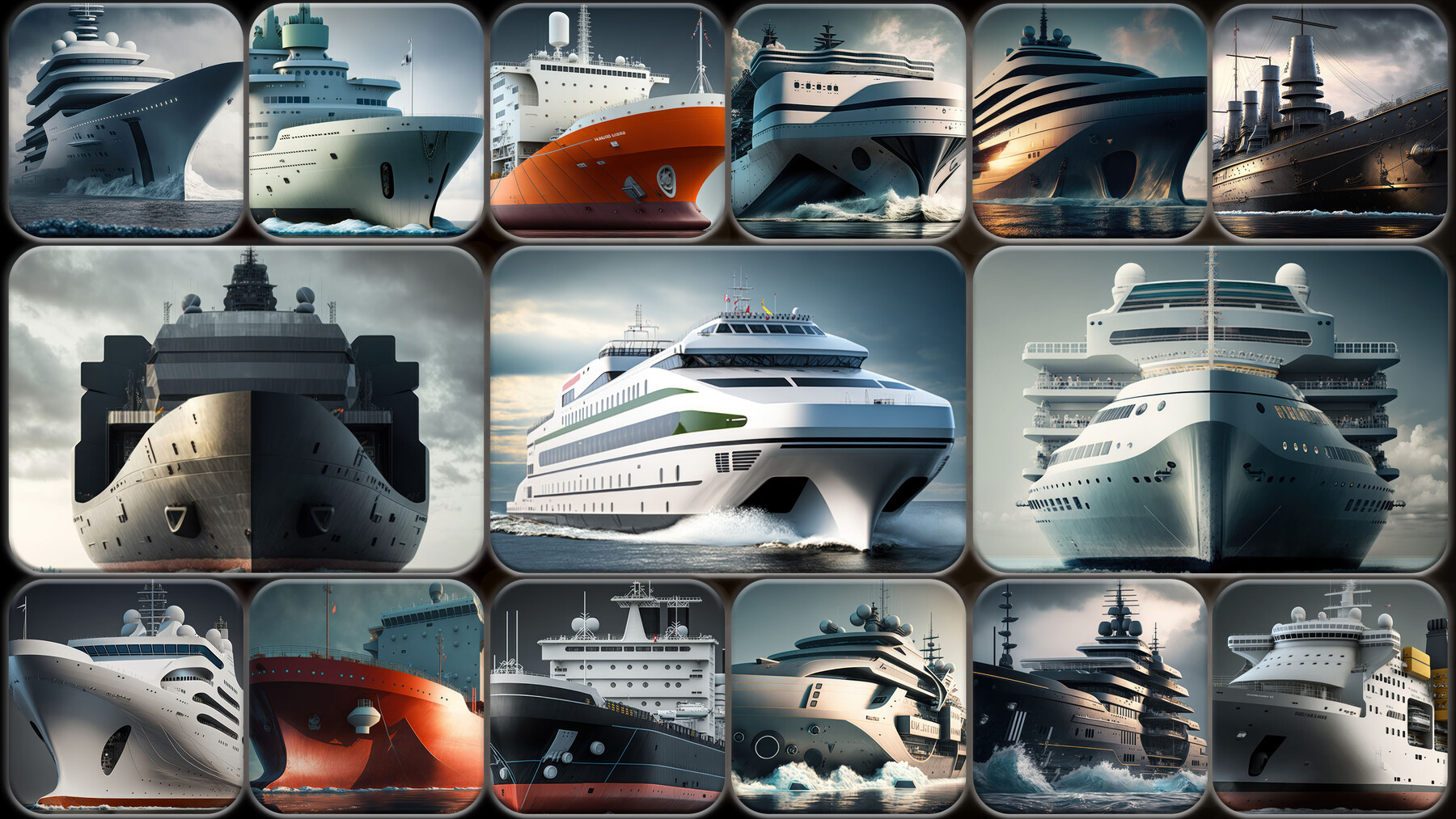 ArtStation - 200 Modern Ship Reference Pack | 4K | v.3 | Artworks