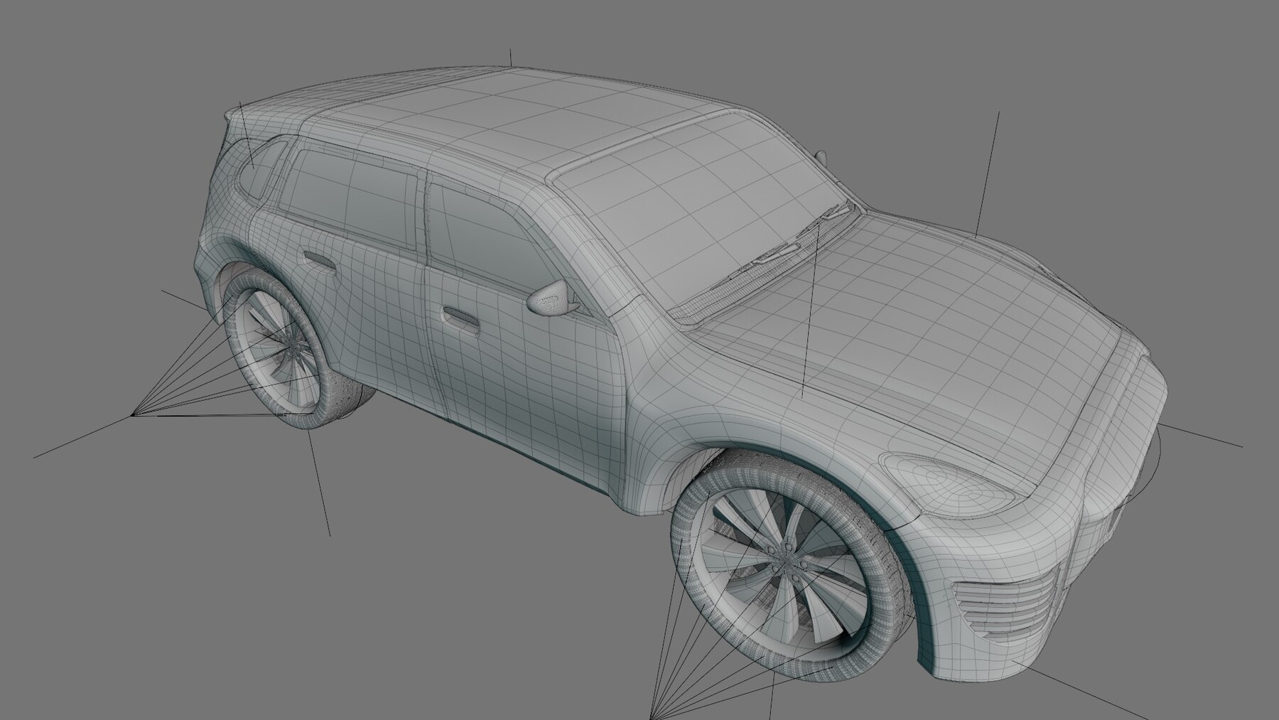 ArtStation - SUV CAR 3D model | Game Assets