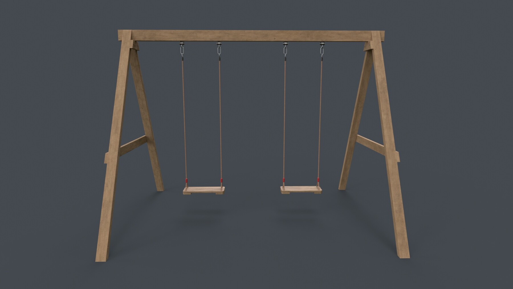 ArtStation - PBR Modular Outdoor Playground Swing Sets B | Game Assets