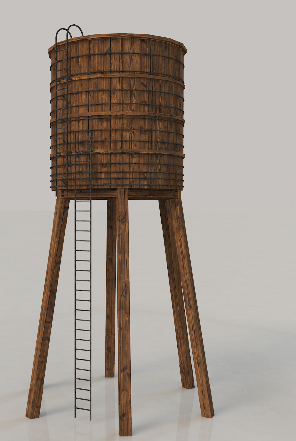 ArtStation - water tower | Game Assets