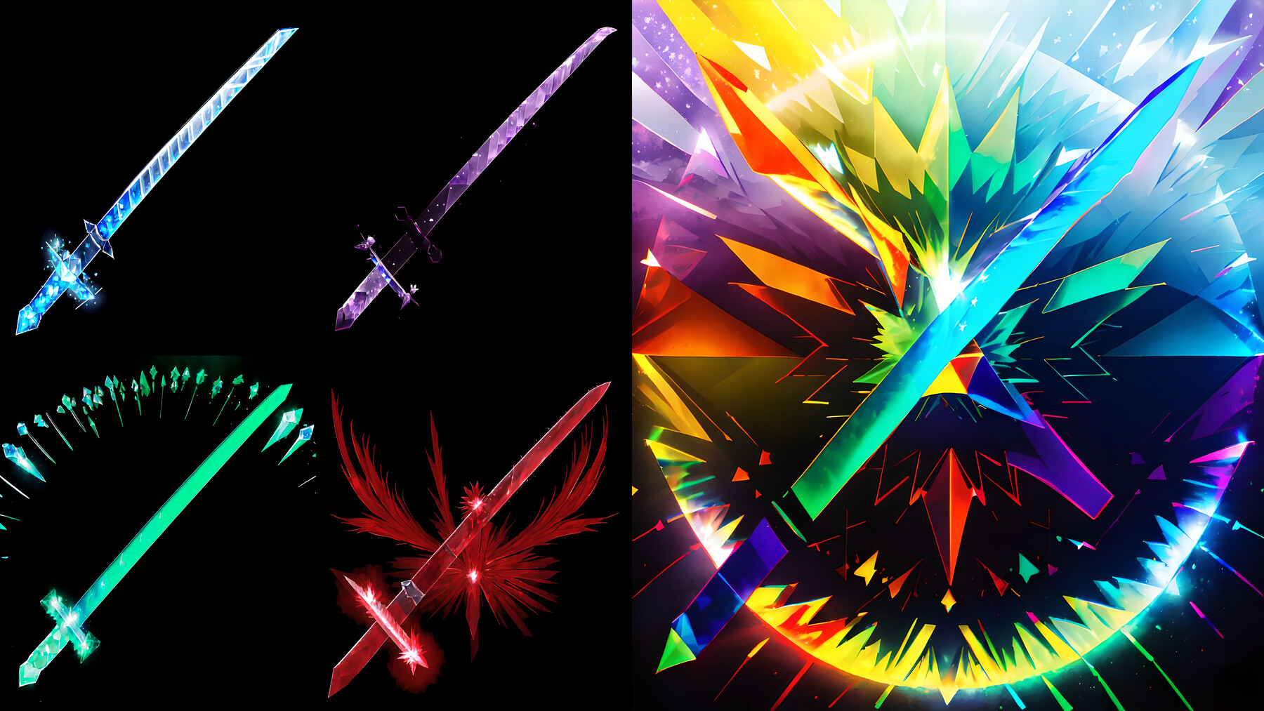 ArtStation - The Elemental Sword Series: Vol. 02 - Ice Crystals | Artworks