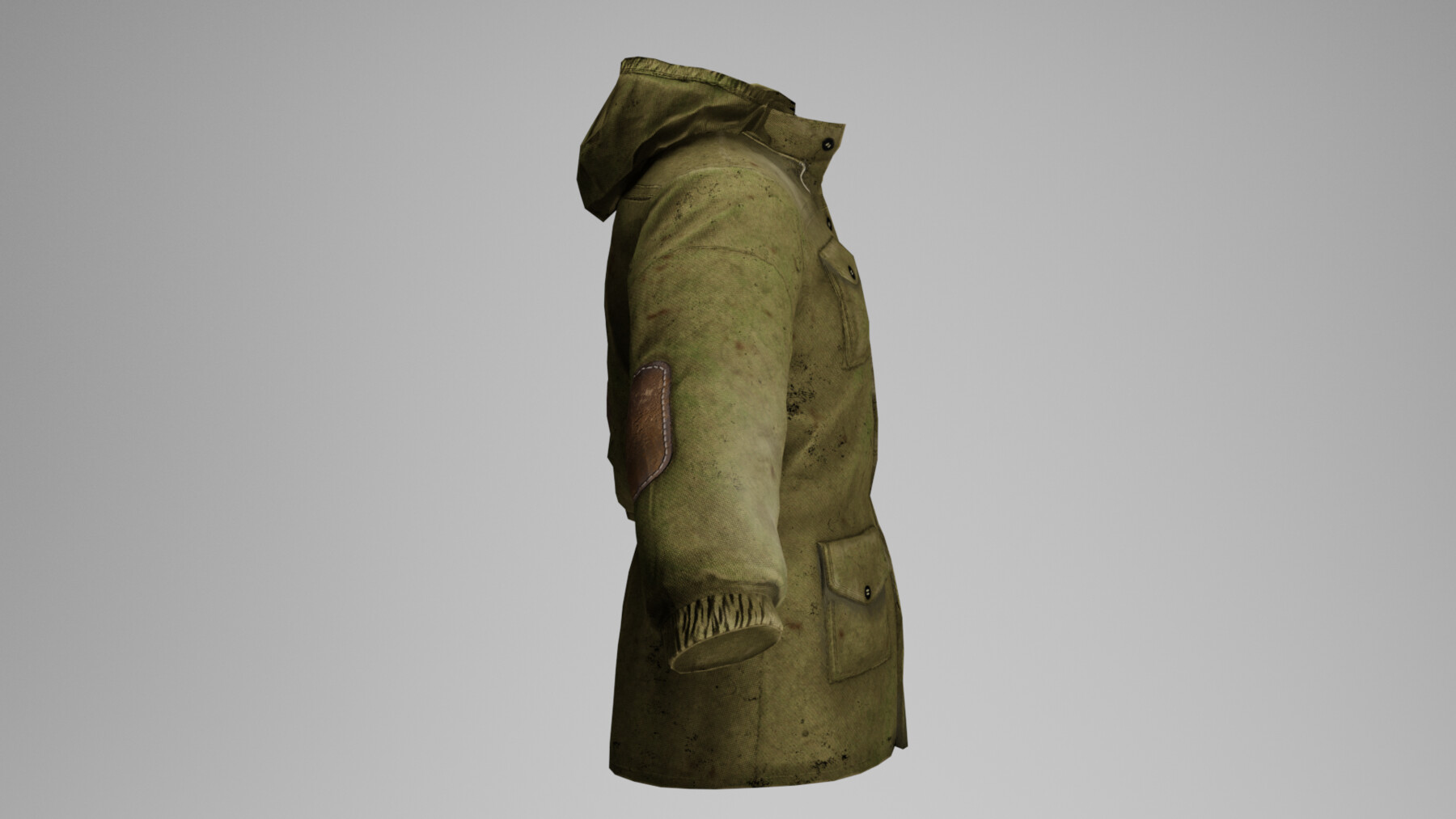 ArtStation - Jacket STALKER Low-poly 3D model | Game Assets