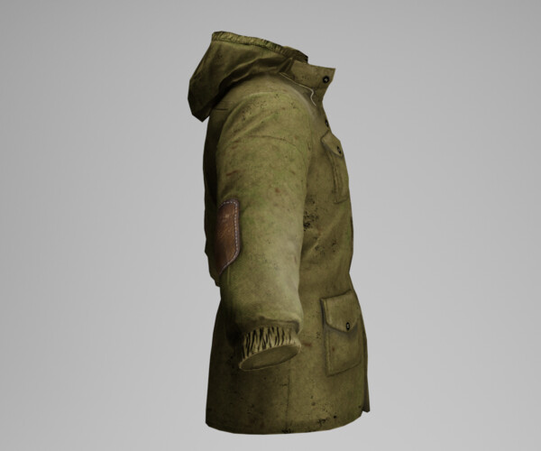 ArtStation - Jacket STALKER Low-poly 3D model | Game Assets