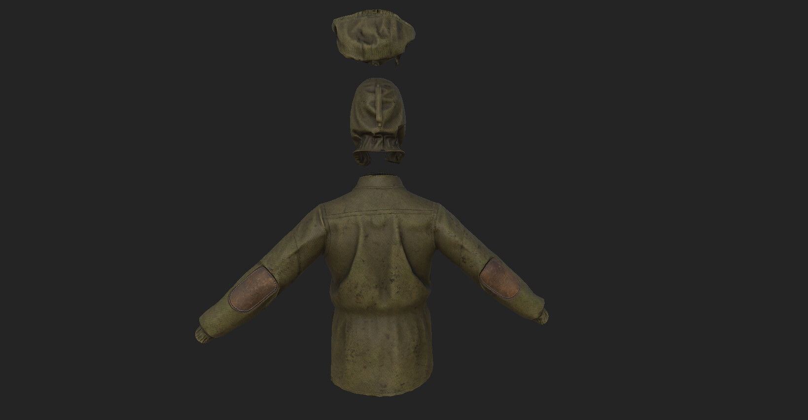 ArtStation - Jacket STALKER Low-poly 3D model | Game Assets