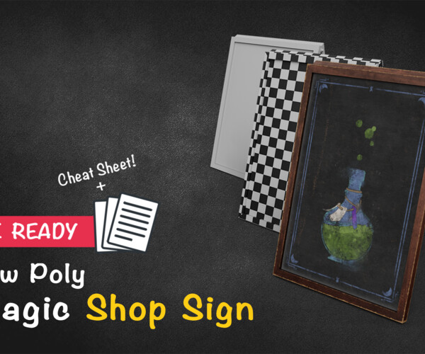 ArtStation - Tutorial: Magic Shop Sign | Tutorials