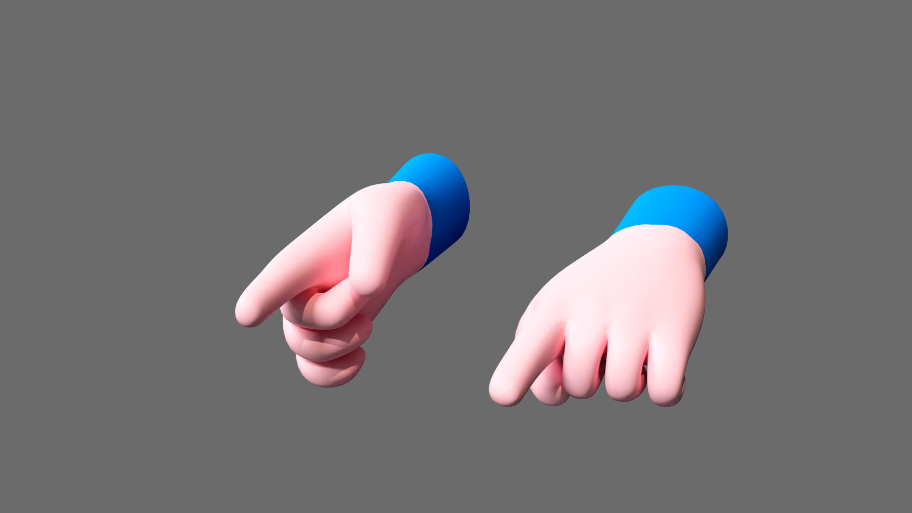 ArtStation - Cartoon hands | Game Assets