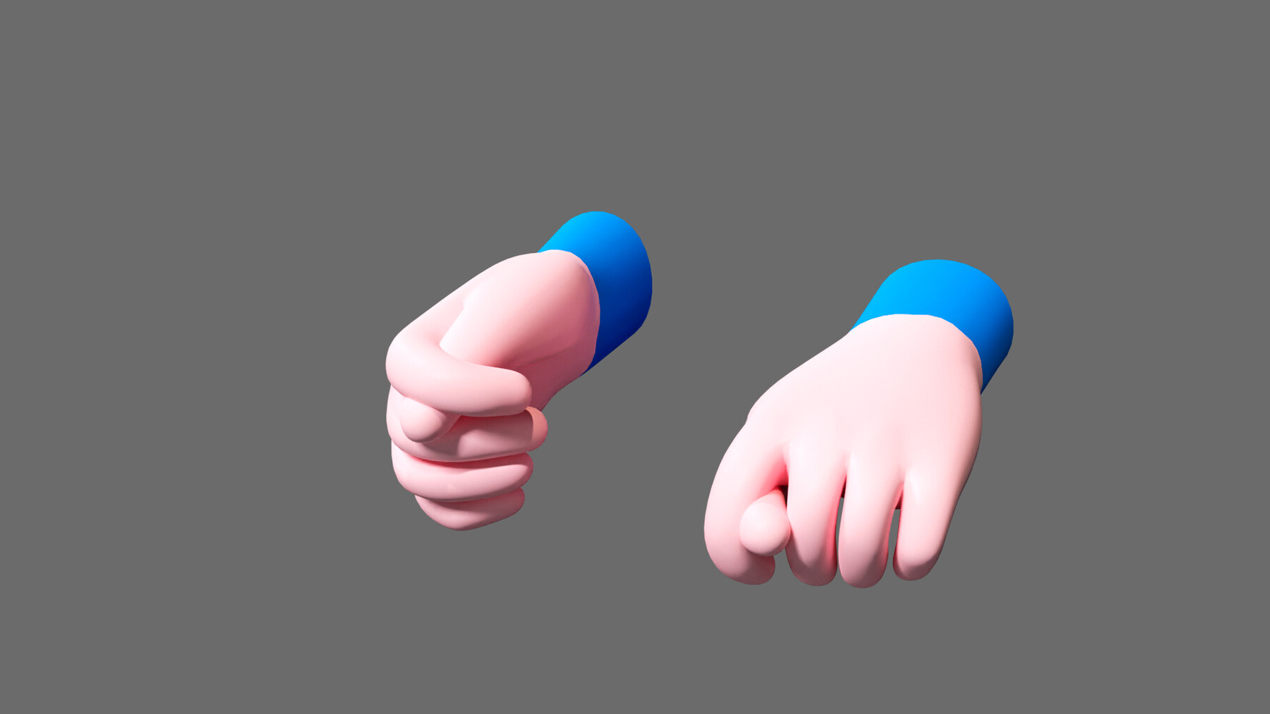 ArtStation - Cartoon hands | Game Assets