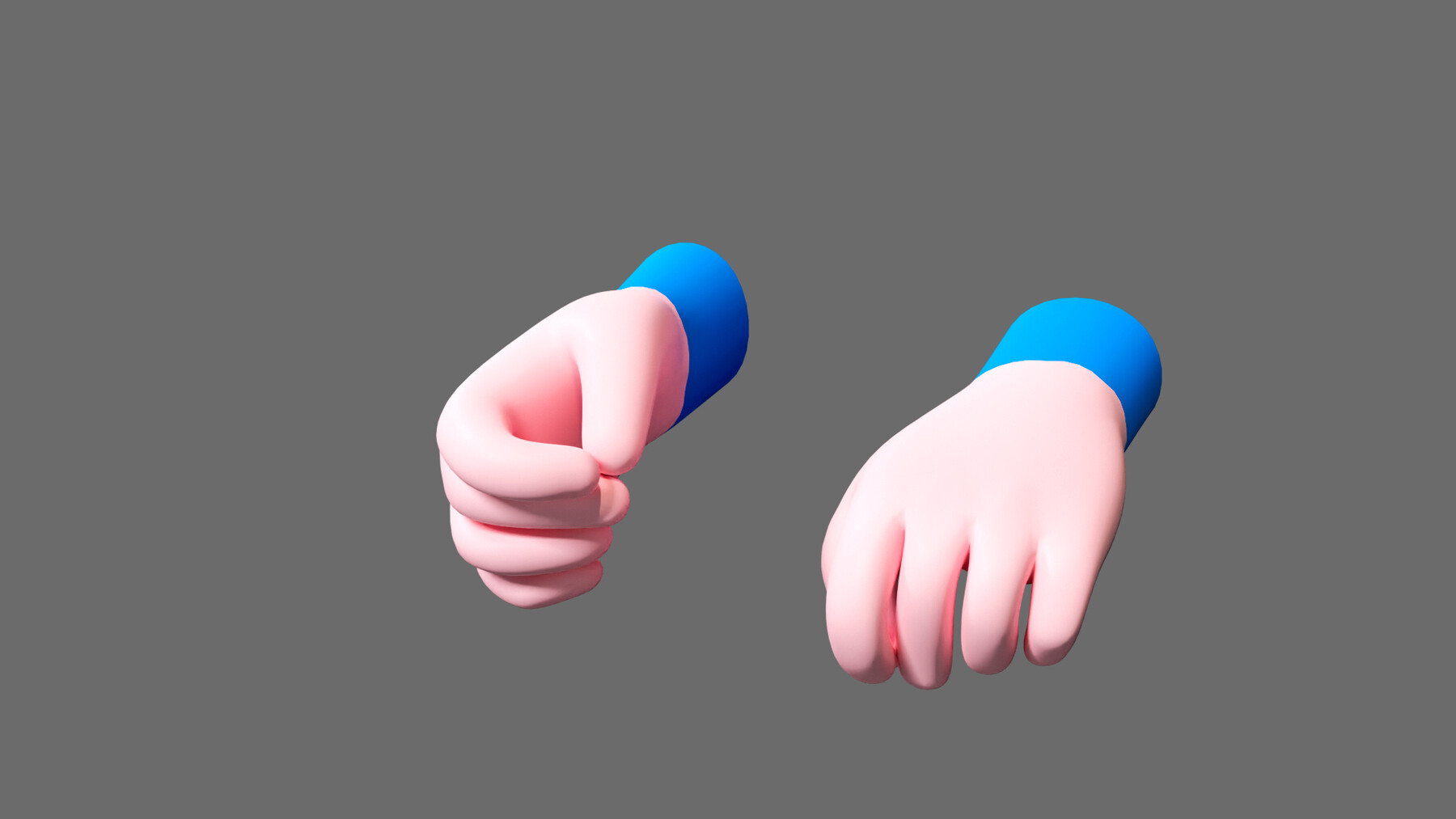 ArtStation - Cartoon hands | Game Assets