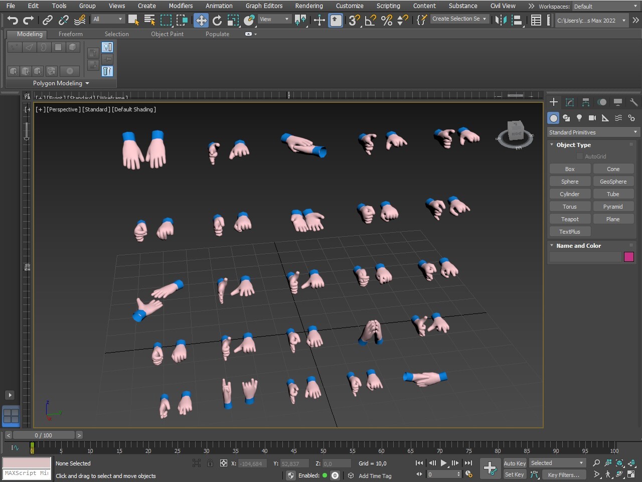 ArtStation - Cartoon hands | Game Assets