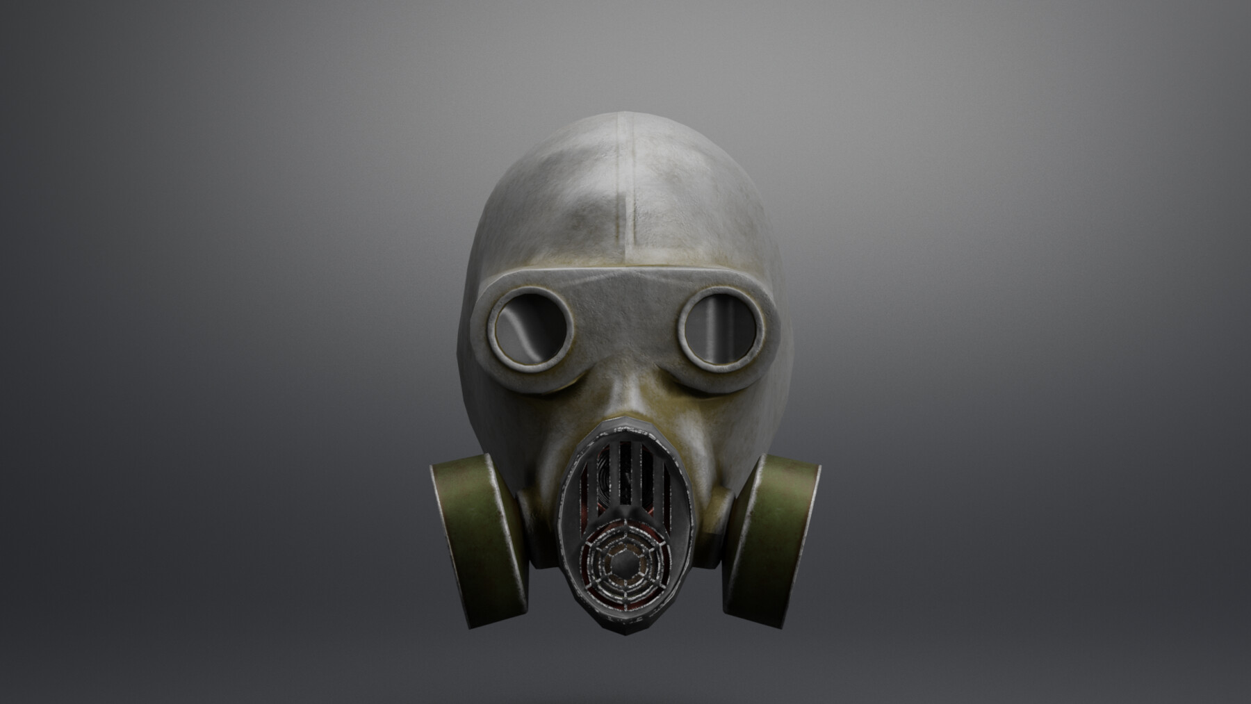 ArtStation - Gas mask STALKER ubludok Low-poly 3D model | Game Assets