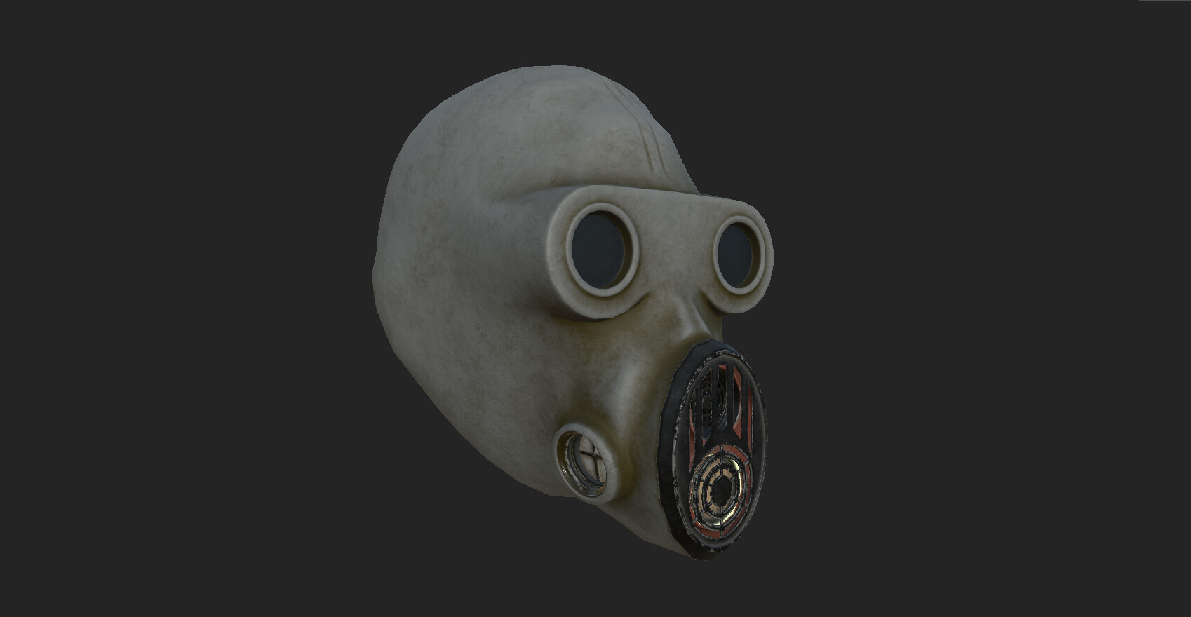 ArtStation - Gas mask STALKER ubludok Low-poly 3D model | Game Assets
