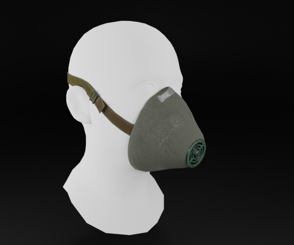 ArtStation - Respirator U-2K-R2 Low-poly 3D model | Game Assets