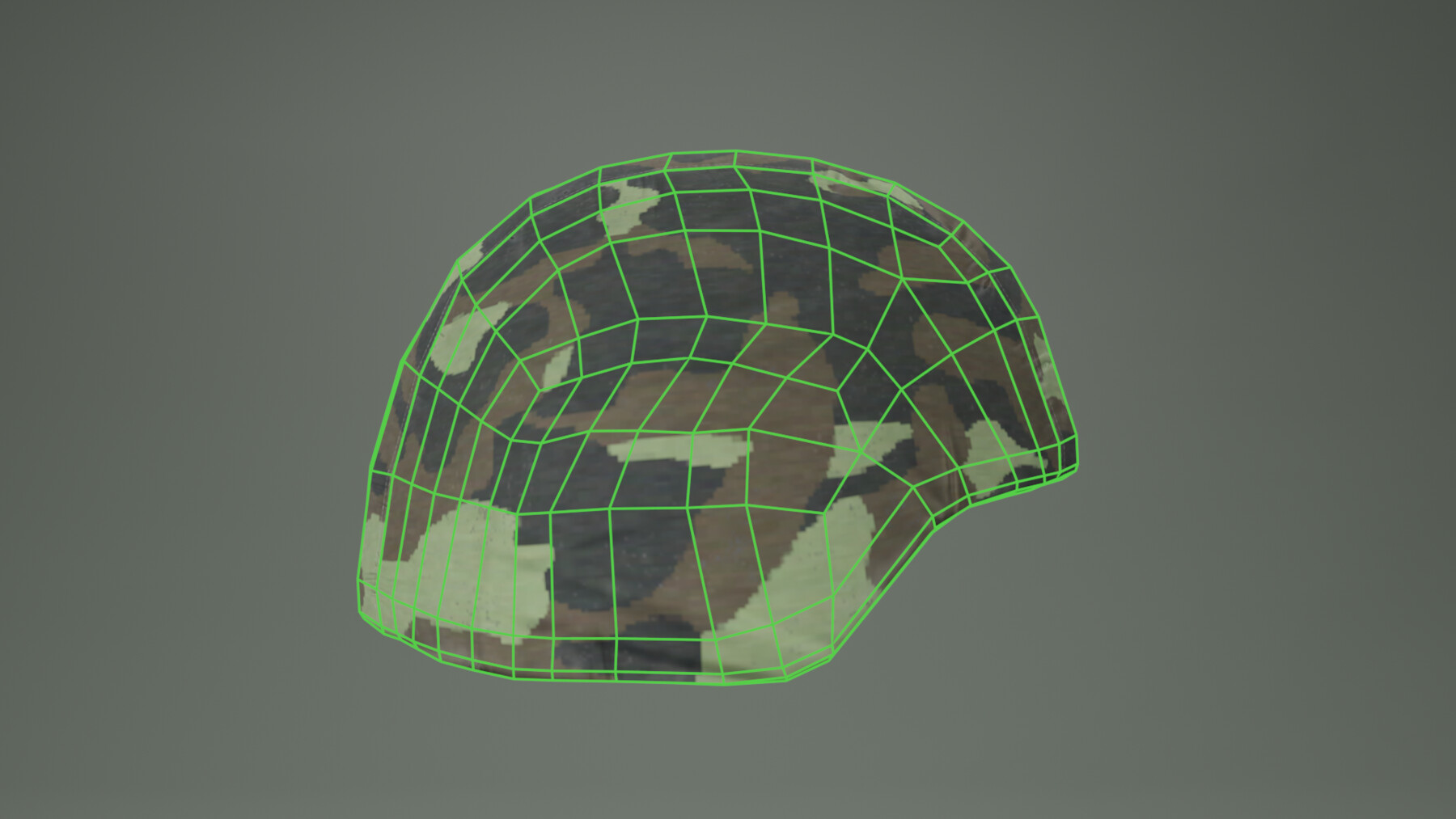 ArtStation - helmet with cover Low-poly 3D model | Game Assets