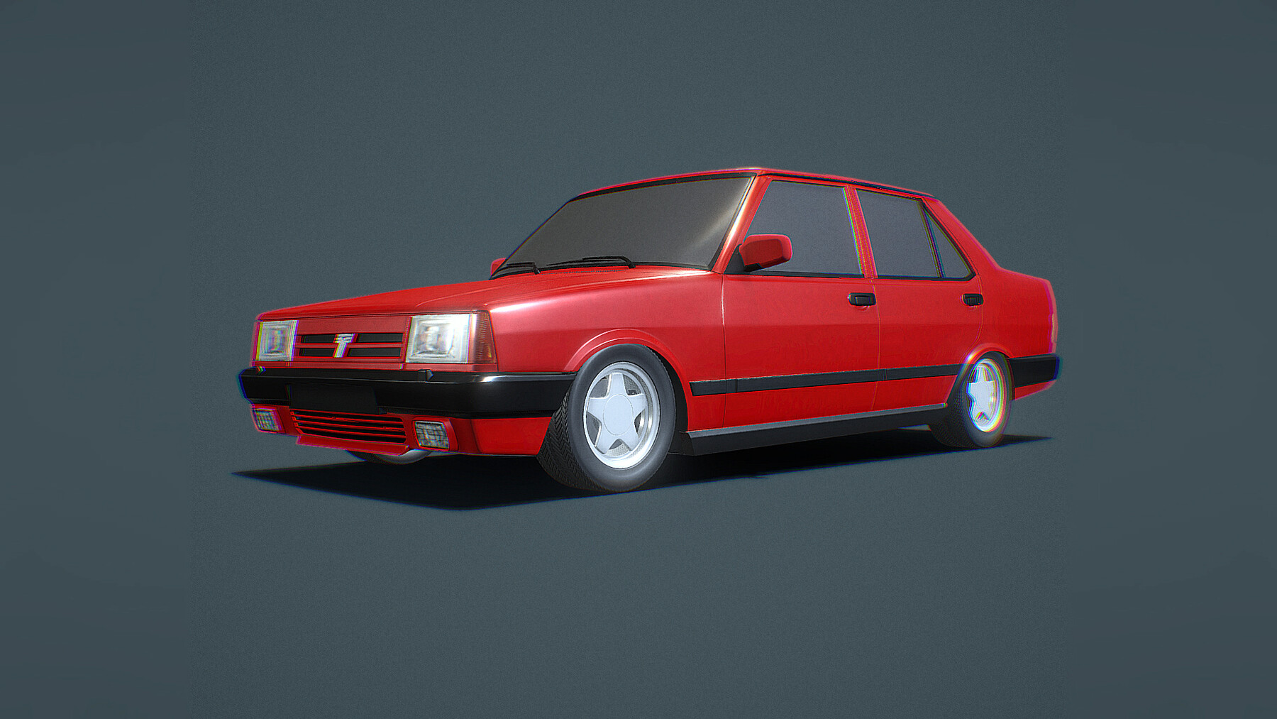 ArtStation - Fiat-Tofaş Sedan Car 3D Model | Resources