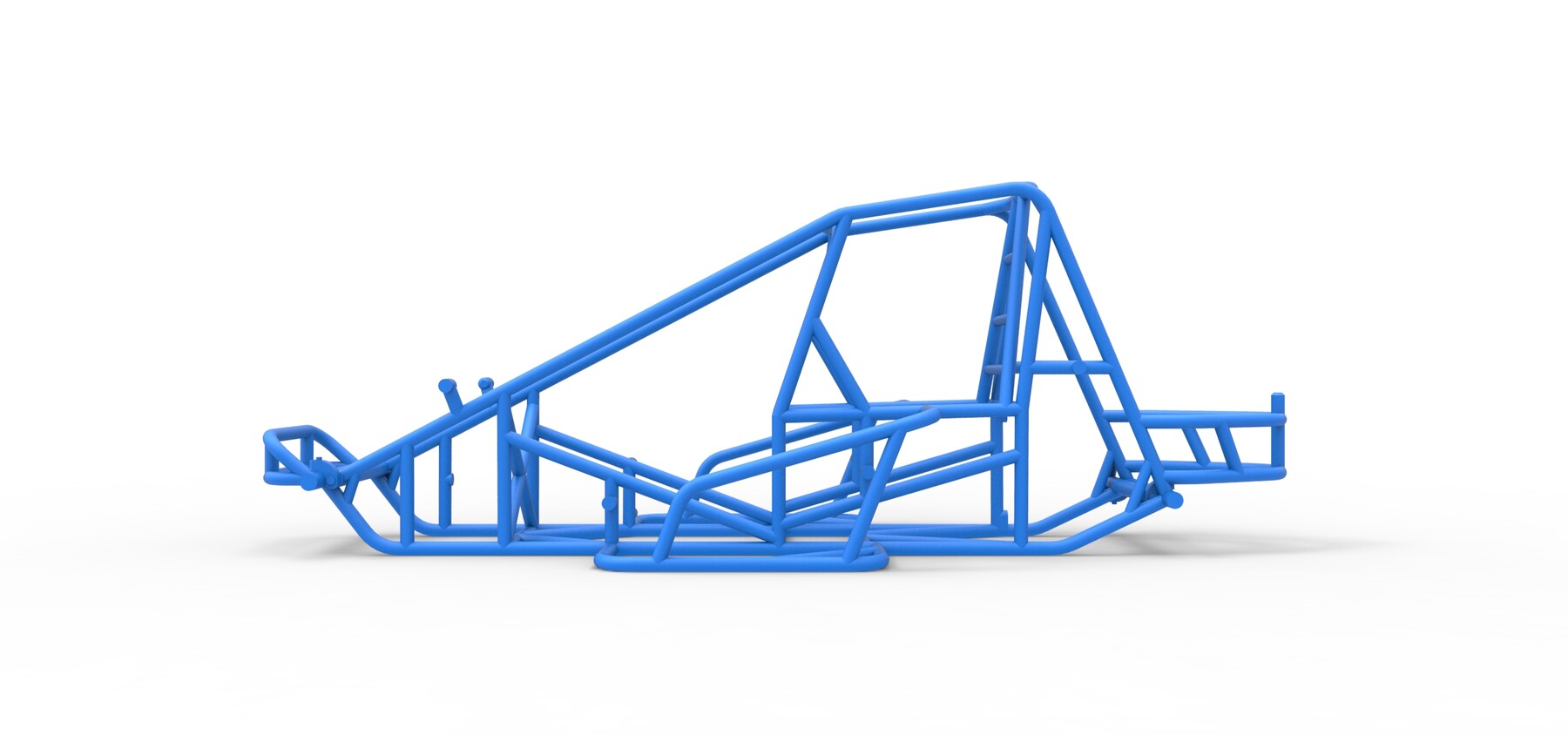 ArtStation - 3D printable Diecast Frame for Sprint car Scale 1:25 ...