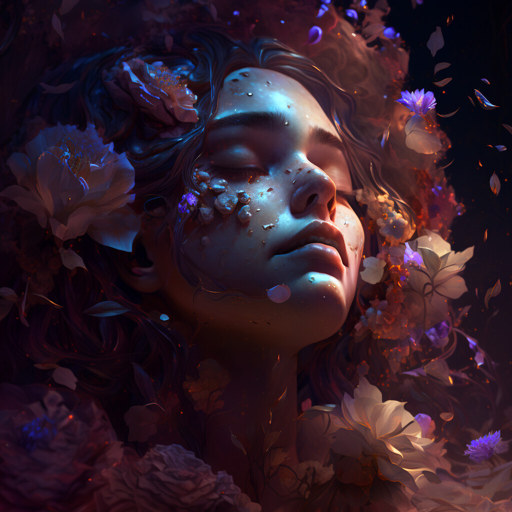 ArtStation - Enchanted Aromas of Love and Sorrow: A Celestial Bloom 9 | Artworks