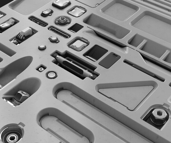 ArtStation - Sci-fi Mesh Decals by Josh Van Zuylen | Game Assets