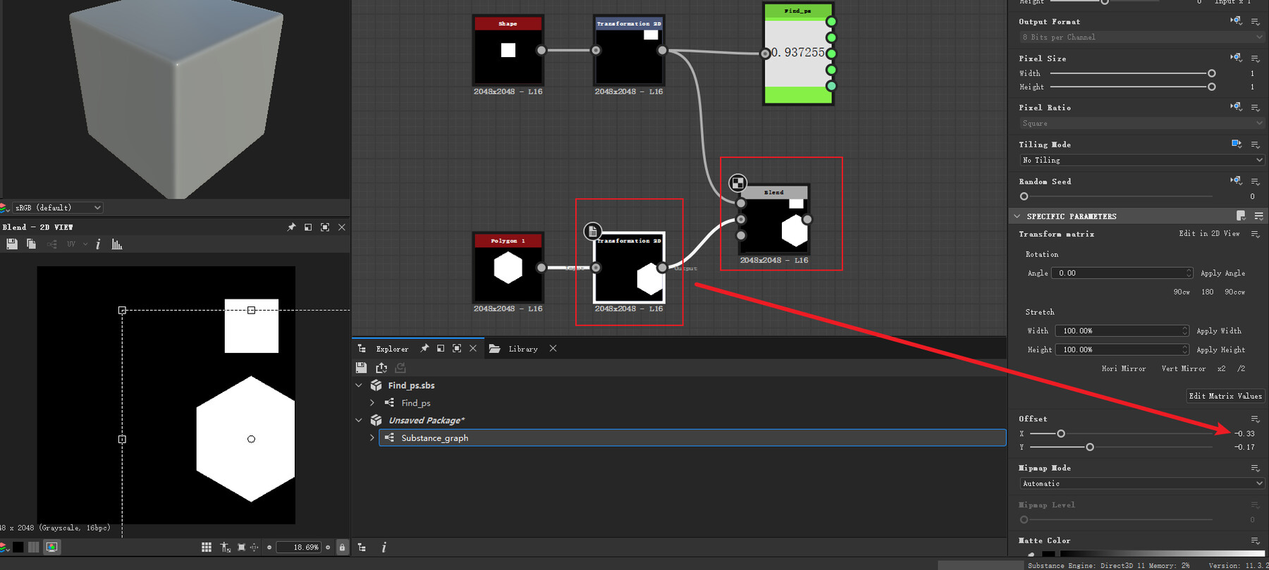 ArtStation - Detect the input graph boundary/center coordinate | Resources