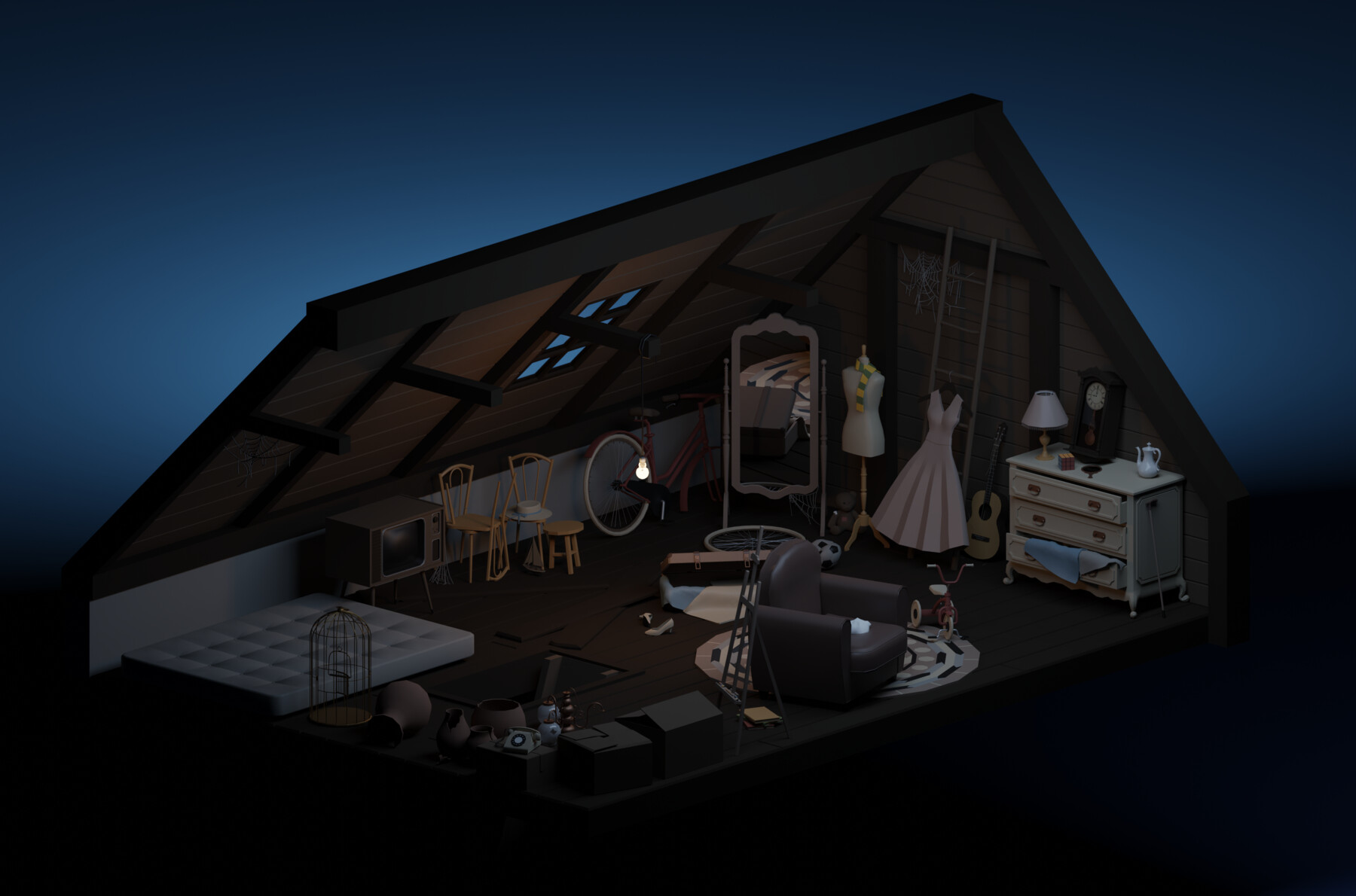 ArtStation - Attic | Game Assets