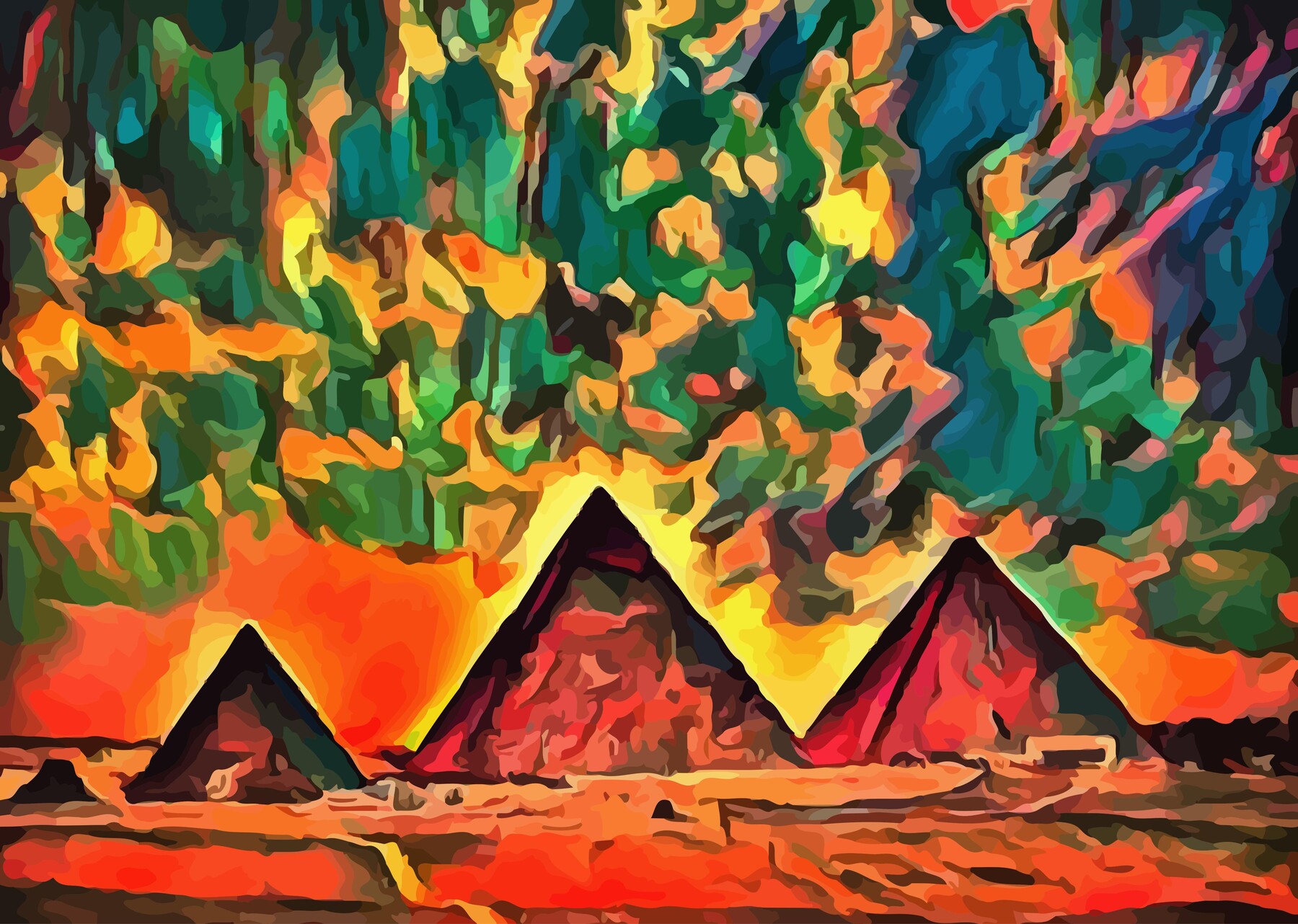 ArtStation - Egyptian pyramids. For free. | Artworks