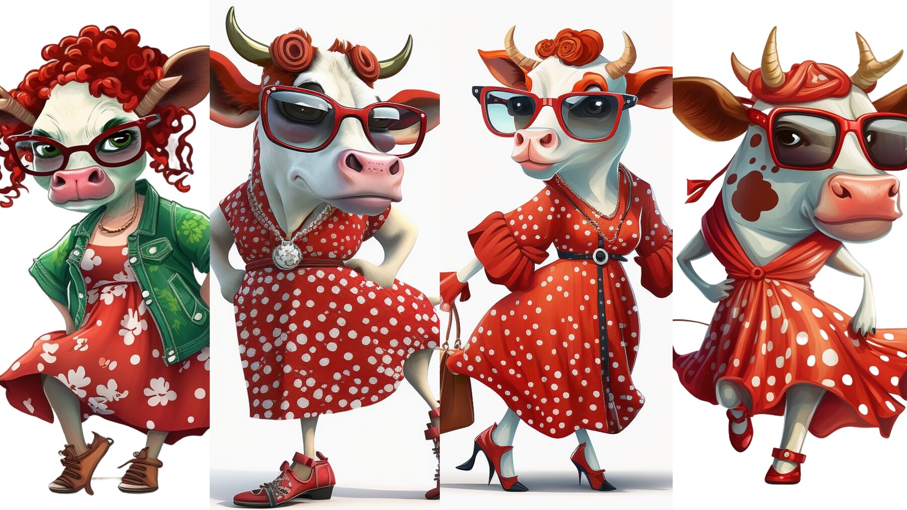 ArtStation - Bold and Beautiful: 100 Ladies In Red - 8K Resolution ...