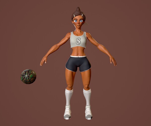 ArtStation - Sport girl | Game Assets
