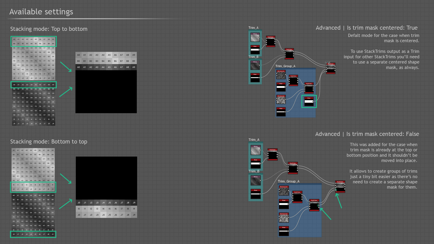 ArtStation - Stack Trims - Substance 3d Designer utility node | Resources