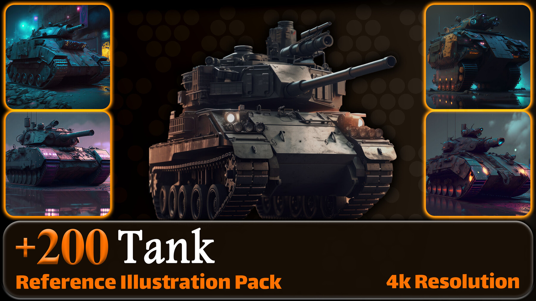 ArtStation - 200 Tank Reference Pack | 4K | v.1 | Artworks