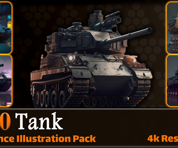 ArtStation - 200 Tank Reference Pack | 4K | v.1 | Artworks