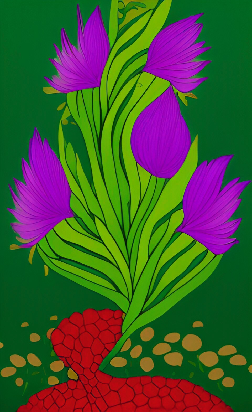 ArtStation - portrait of a fantasy flower, in style of kukula 16750 jpg ...