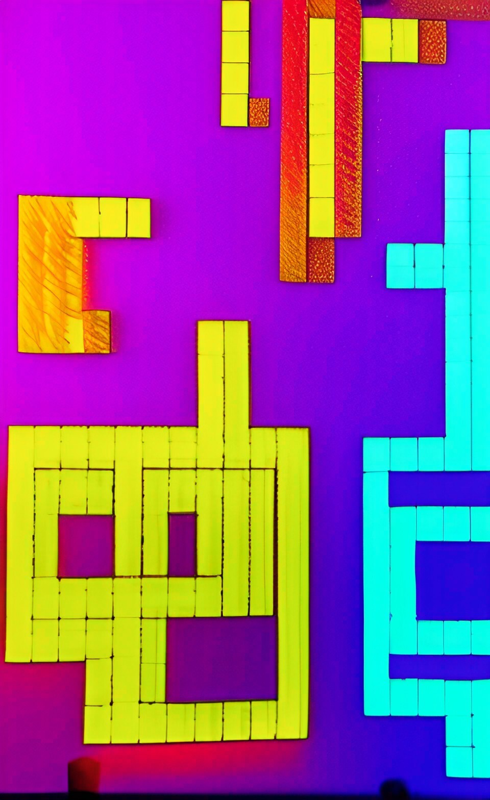 ArtStation - illuminating circuit pattern, art, tetris 10790 jpg wombo ...