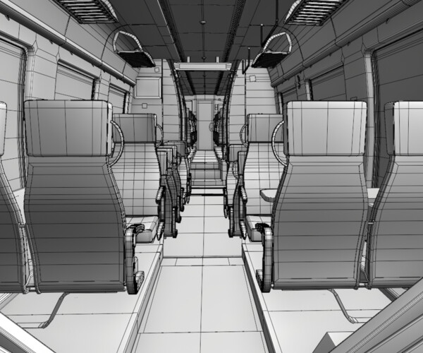 ArtStation - Bombardier TALENT Train Abelio Rigged&Animated | Game Assets