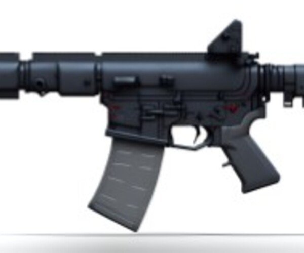 ArtStation - 98 Stylized M4 Reference V1 | Artworks