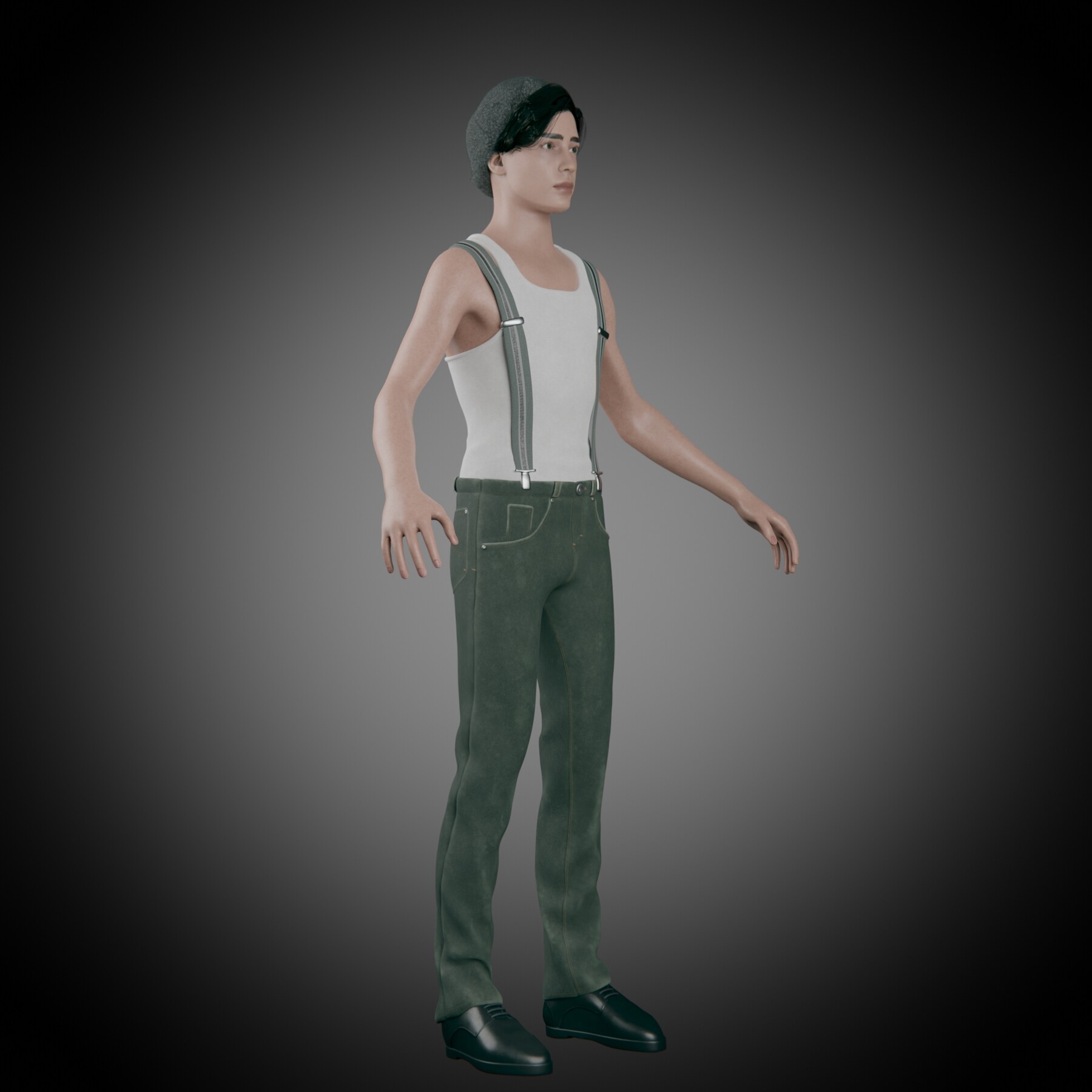ArtStation - Low-Poly 3D Model Jughead | Game Assets