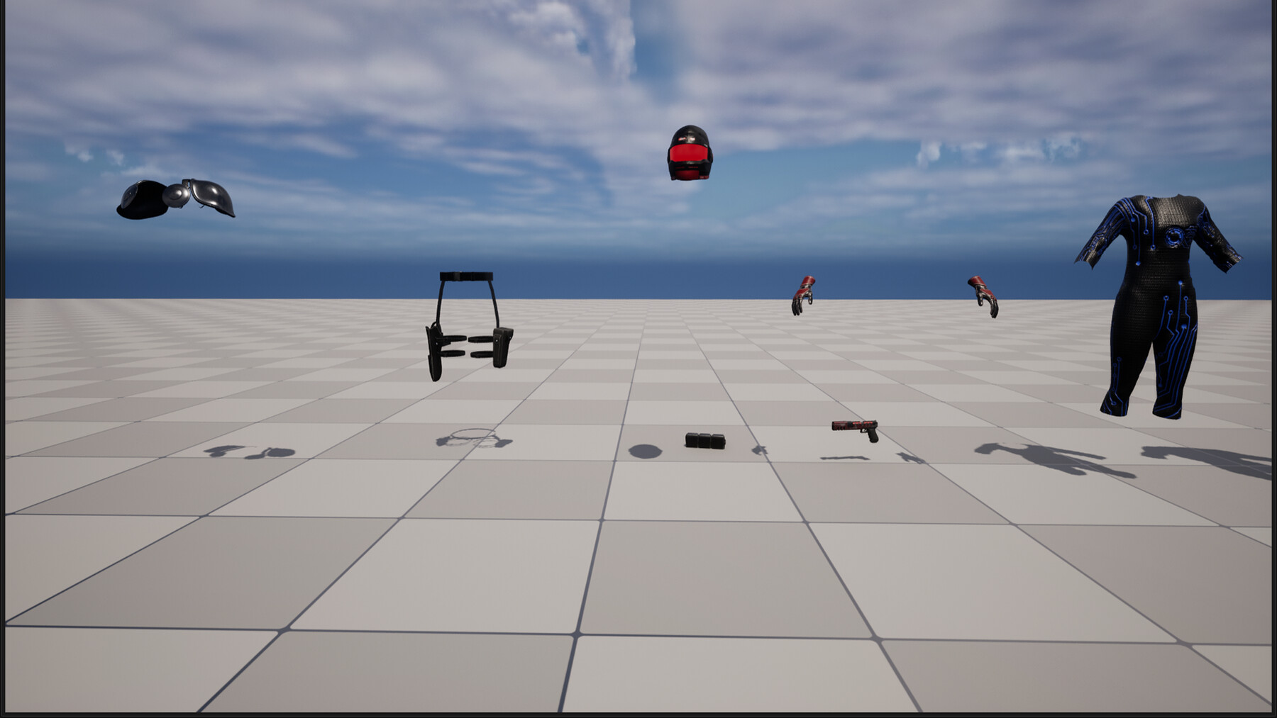 ArtStation - Tech Costume and props for Manny and Quinn Characters ...