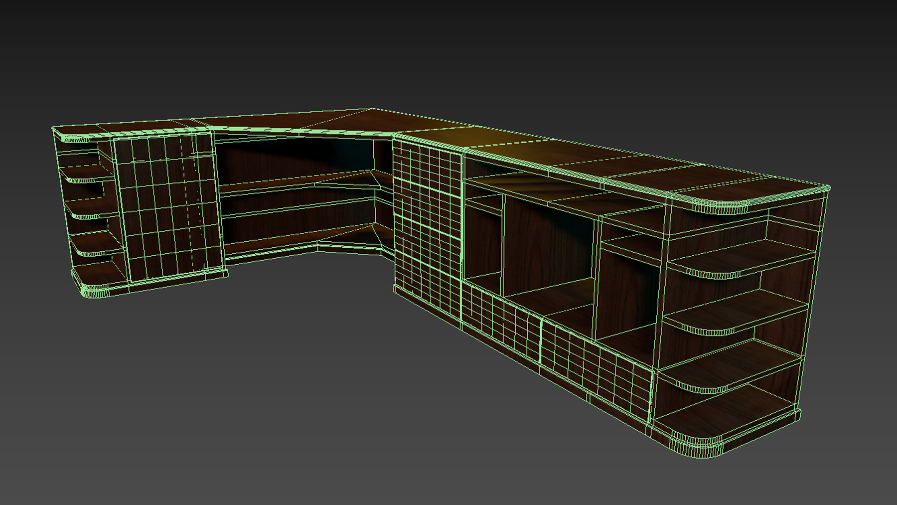 ArtStation - Computer Desk Pórtico Moveis M01 | Resources